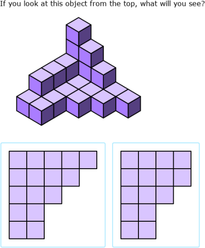 IXL - Front, side and top view (Year 8 maths practice)