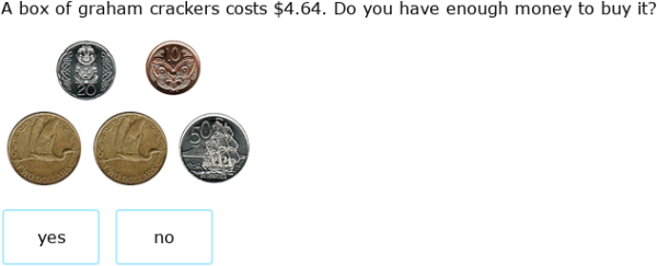 IXL - Purchases - do you have enough money - up to $10 (Year 4 maths ...