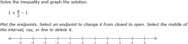 IXL - Graph solutions to two-step linear inequalities (Year 11 maths practice)