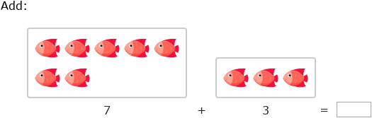 IXL - Addition with pictures - sums to 20 (Year 3 maths practice)