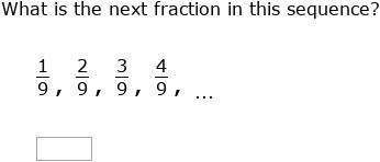IXL - Arithmetic sequences with fractions (Year 6 maths practice)