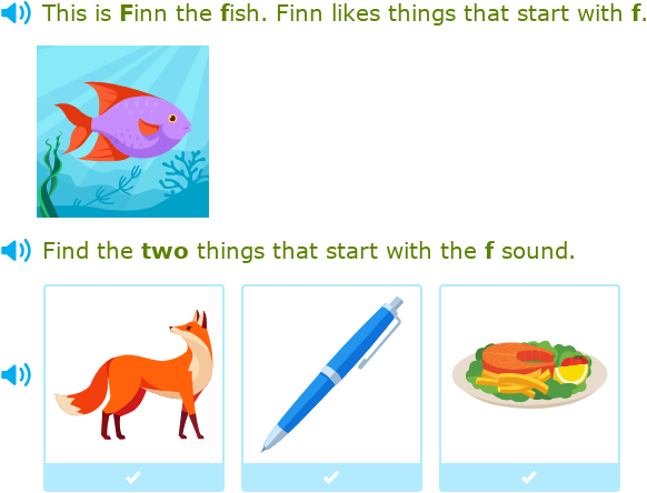 IXL - Find the words that begin with a given sound (Year 1 English ...