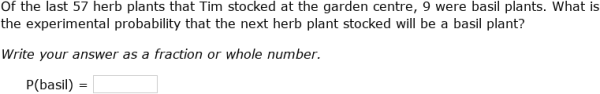 IXL - Experimental probability (Year 7 maths practice)