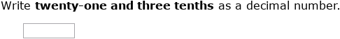 IXL - Understanding decimals expressed in words (Year 5 maths practice)
