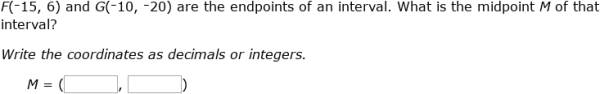IXL - Midpoints (Year 12 maths practice)