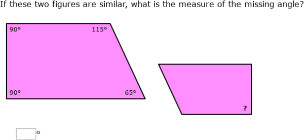 IXL - Side lengths and angle measures of similar figures (Year 9 maths ...