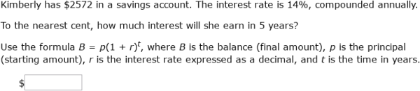 IXL - Compound interest (Year 8 maths practice)