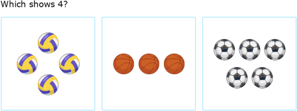 IXL - Represent numbers - up to 5 (Year 1 maths practice)