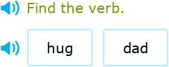 IXL - Find the action verb (Year 1 English practice)