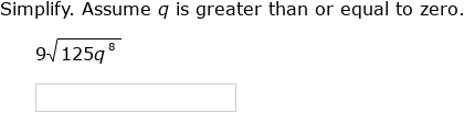 IXL - Simplify radical expressions with variables (Year 10 maths practice)