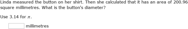 IXL - Circles: word problems (Year 9 maths practice)
