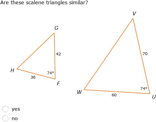IXL - Similarity rules for triangles (Year 11 maths practice)