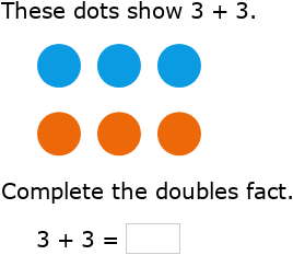 IXL - Add doubles with models - sums up to 10 (Year 1 maths practice)