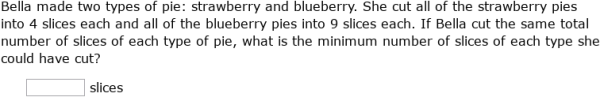 IXL - HCF and LCM: word problems (Year 8 maths practice)