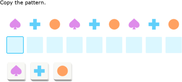 IXL - Introduction to patterns (Year 2 maths practice)