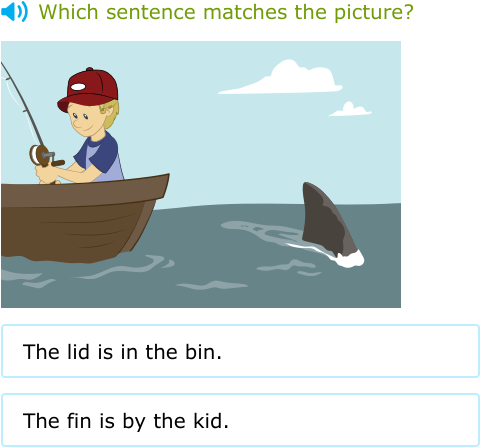 IXL - Choose the short i sentence that matches the picture (Year 2 ...