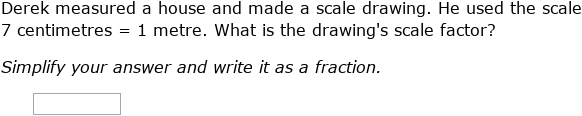 IXL - Scale drawings: word problems (Year 9 maths practice)