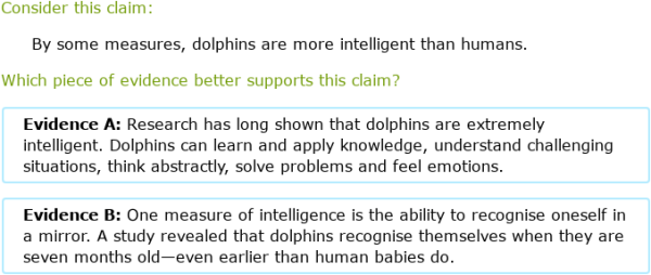 IXL - Identify stronger and weaker evidence to support a claim (Year 10 ...