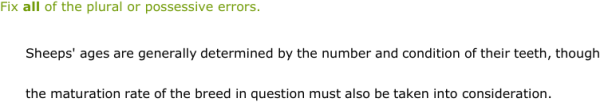 IXL - Identify and correct errors with plural and possessive nouns ...