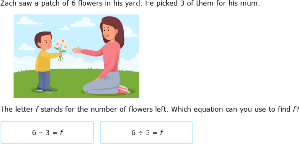 IXL - Write equations to represent word problems (Year 5 maths practice)