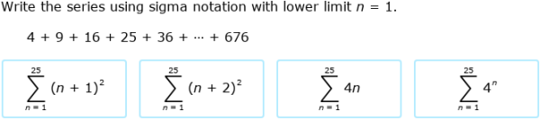 IXL - Introduction to sigma notation (Year 13 maths practice)
