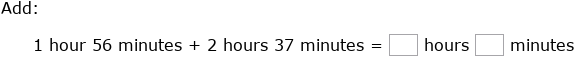 IXL - Add and subtract mixed time units (Year 6 maths practice)