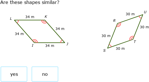 IXL - Identify similar figures (Year 11 maths practice)