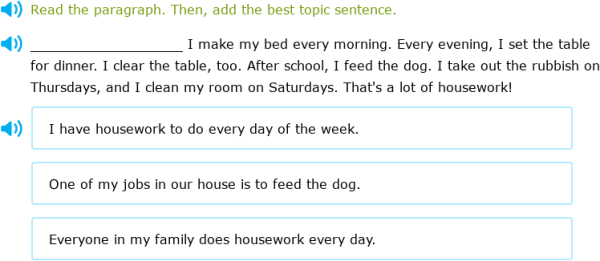 IXL Choose Topic Sentences For Narrative Paragraphs Year 3 English IXL Choose Topic Sentences For Narrative Paragraphs Year 3 English