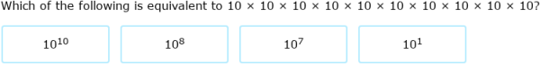IXL - Understanding powers of ten (Year 7 maths practice)