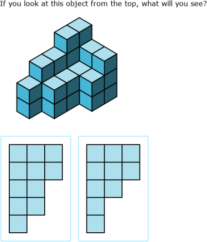 IXL - Front, side and top view (Year 7 maths practice)