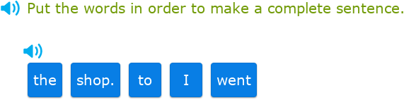 IXL - Unscramble the words to make a complete sentence (Year 2 English ...