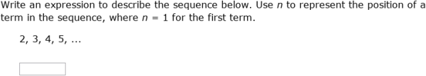 IXL - Write variable expressions for arithmetic sequences (Year 8 maths practice)