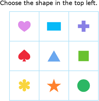 IXL - Location in a grid (Year 1 maths practice)