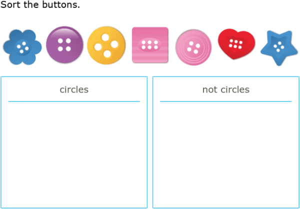 IXL - Classify and sort by shape (Year 1 maths practice)