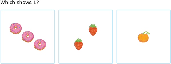 IXL - Represent numbers - up to 3 (Year 1 maths practice)