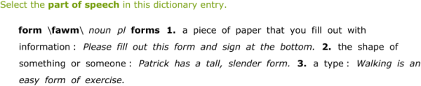 IXL - Use dictionary entries (Year 6 English practice)