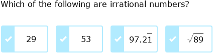 IXL - Identify rational and irrational numbers (Year 11 maths practice)