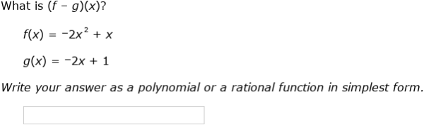 IXL - Add and subtract functions (Year 12 maths practice)