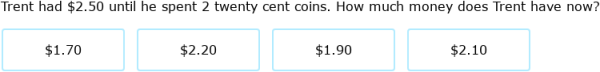 IXL - Add and subtract money - word problems - up to $5 (Year 3 maths ...