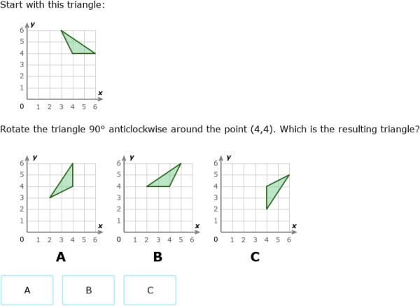 IXL - Reflection, rotation and translation (Year 7 maths practice)