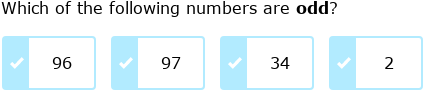 IXL - Select even or odd numbers (Year 3 maths practice)
