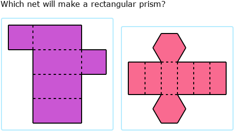 IXL - Nets of three-dimensional figures (Year 6 maths practice)