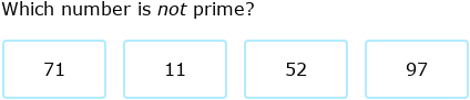 IXL - Prime or composite (Year 7 maths practice)