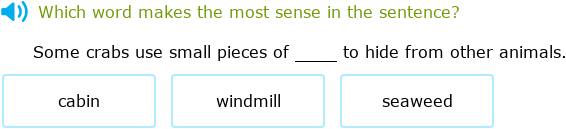 IXL - Complete the sentence with a two-syllable word (Year 3 English ...