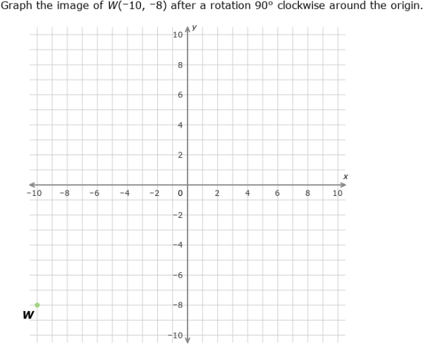 IXL - Rotations: graph the image (Year 9 maths practice)