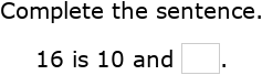 IXL - Partition teen numbers: words (Year 1 maths practice)