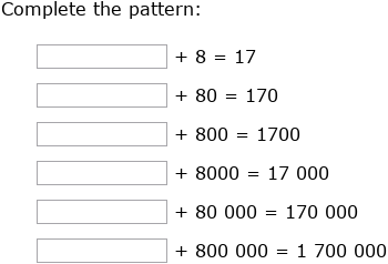IXL - Addition patterns over increasing place values (Year 4 maths ...
