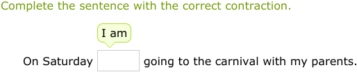 IXL - Pronoun-verb contractions (Year 5 English practice)