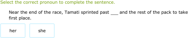 IXL - Compound subjects and objects with pronouns (Year 8 English practice)