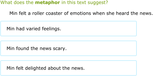 IXL - Interpret figures of speech (Year 8 English practice)